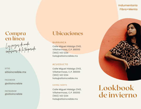 Ejemplos de trípticos gratuitos y editables 【Descargar】