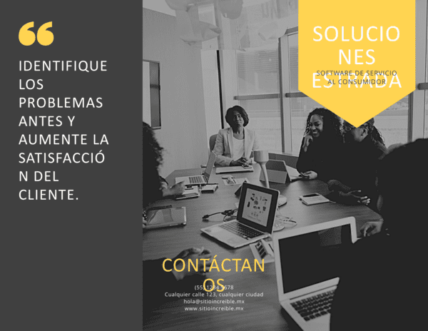 Ejemplos de trípticos gratuitos y editables 【Descargar】