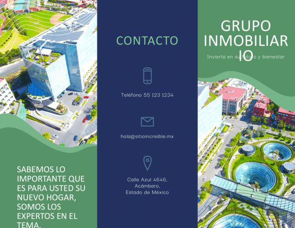 Ejemplos de trípticos gratuitos y editables 【Descargar】