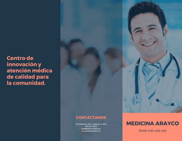 Ejemplos de trípticos gratuitos y editables 【Descargar】