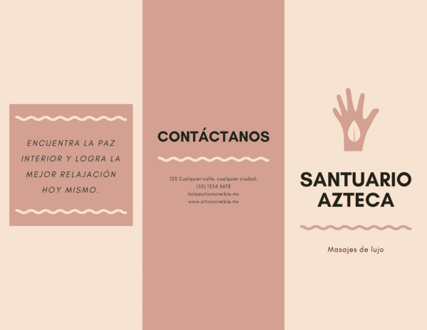 Ejemplos de trípticos gratuitos y editables 【Descargar】