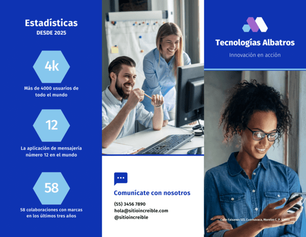 Ejemplos de trípticos gratuitos y editables 【Descargar】