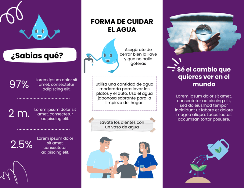 Ideas de trípticos 【Plantillas Gratis】