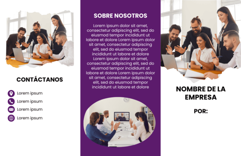 Ideas de trípticos 【Plantillas Gratis】