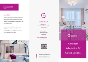 Plantillas de trípticos gratuitas y editables 【Descargar】