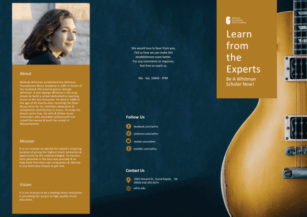 Plantillas de trípticos en Word 【Descargar】