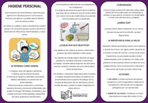 Trípticos de la Higiene Personal 【Descargar】