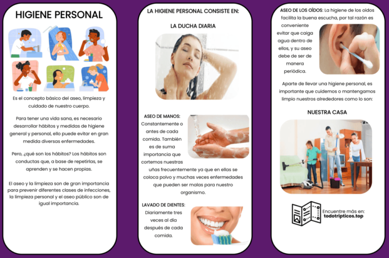 Trípticos de la Higiene Personal 【Descargar】
