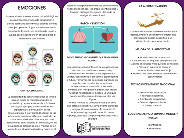 Trípticos de las Emociones 【Descargar】