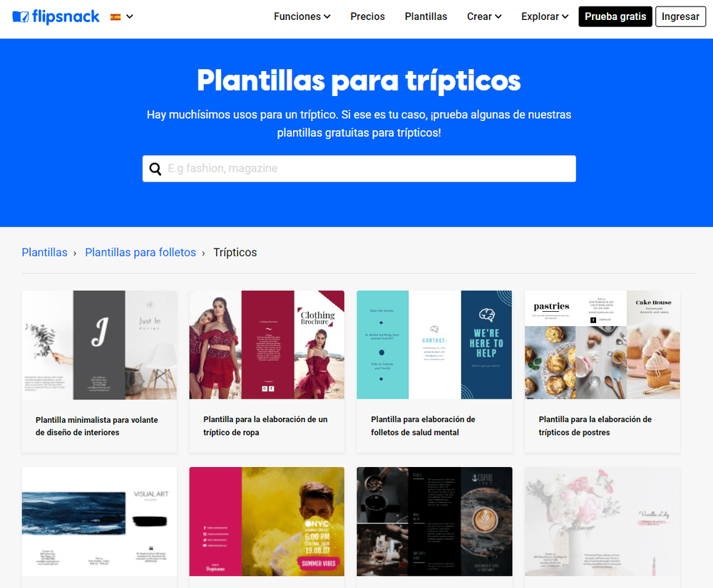 Los mejores sitios web para crear trípticos 【Online】